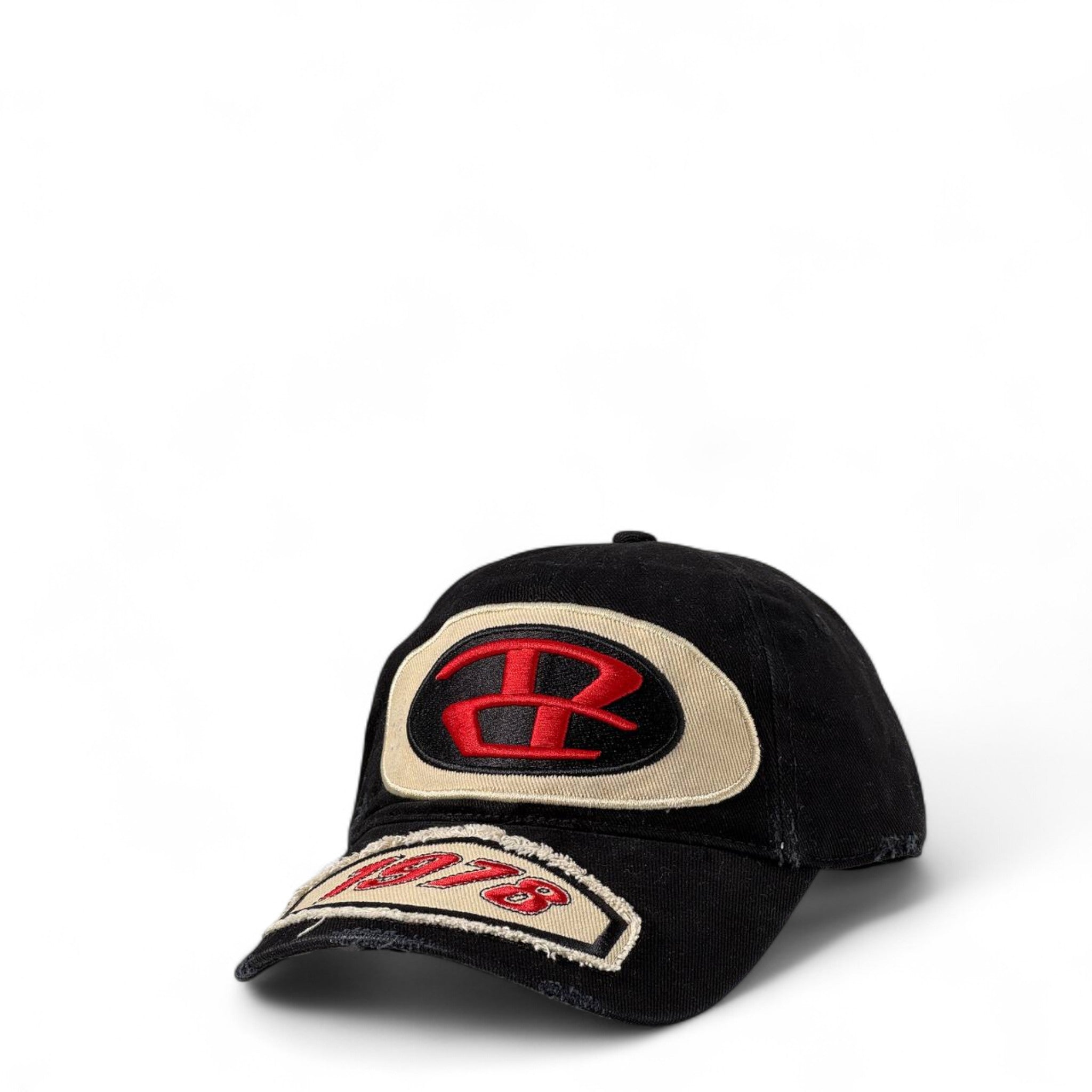 Diesel Patch Logo Cap – Black & Red 🧢🔥 | Vintage Distressed Street Sty ...