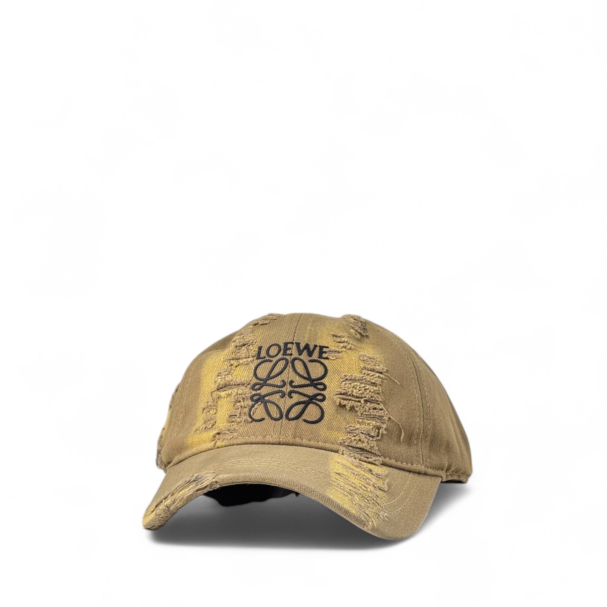 🟤 LOEWE-Inspired Distressed Cap – Rugged Art Meets Luxe Streetwear 🧢🔥 ...