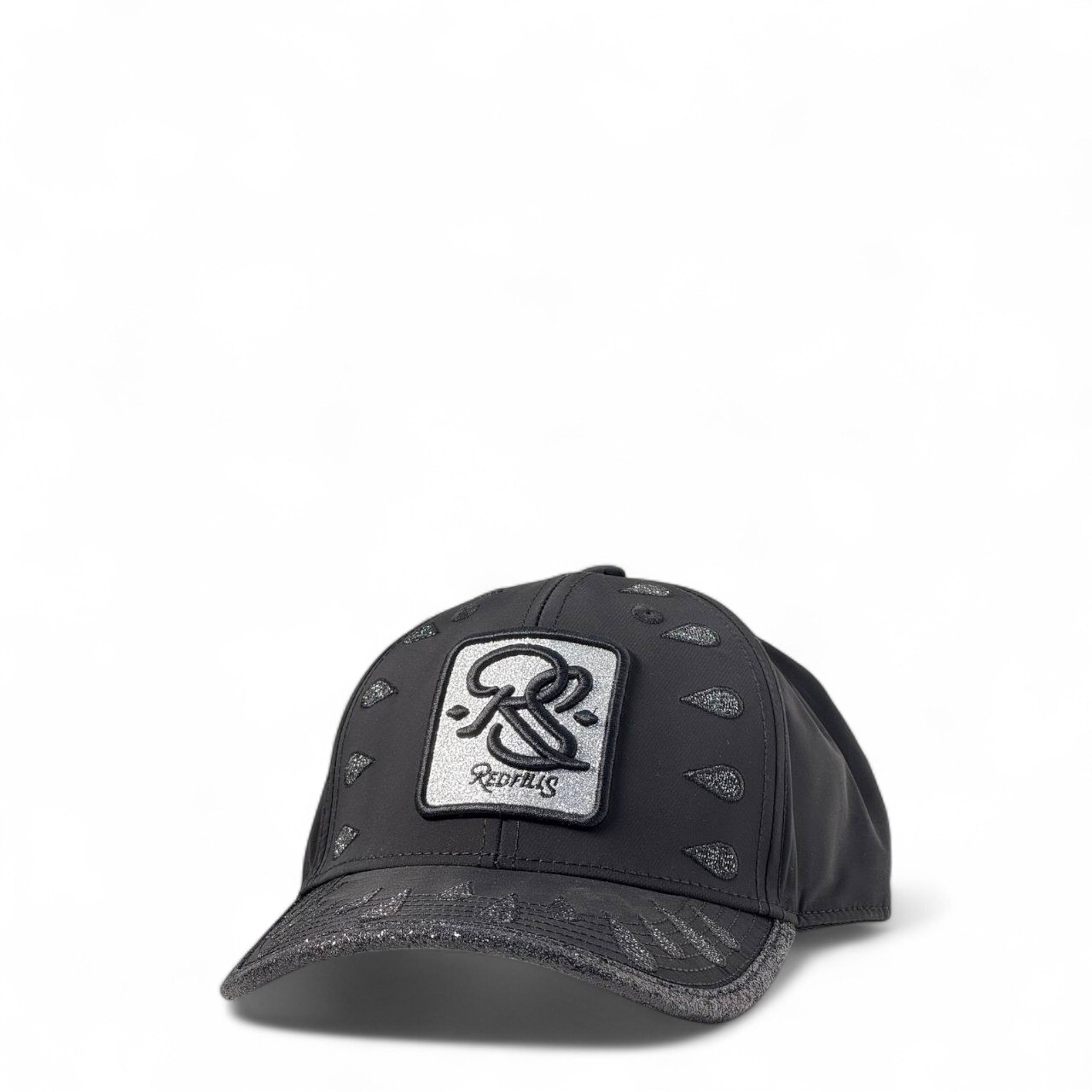🧢 Redfills Signature Black Cap – Luxury Streetwear with Edge – MASTERPIECE
