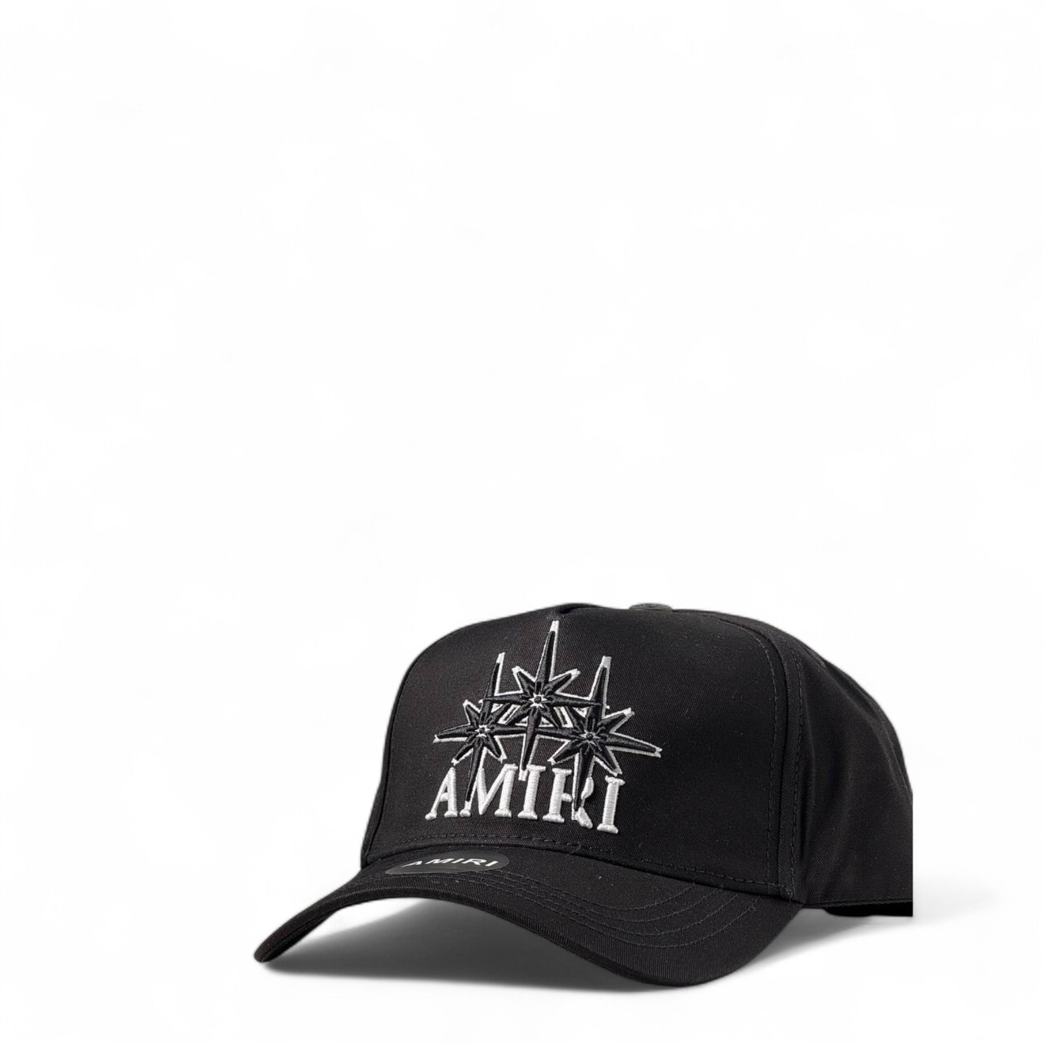 AMIRI Black Cap – Starburst Logo Embroidery 🌟🖤 – MASTERPIECE