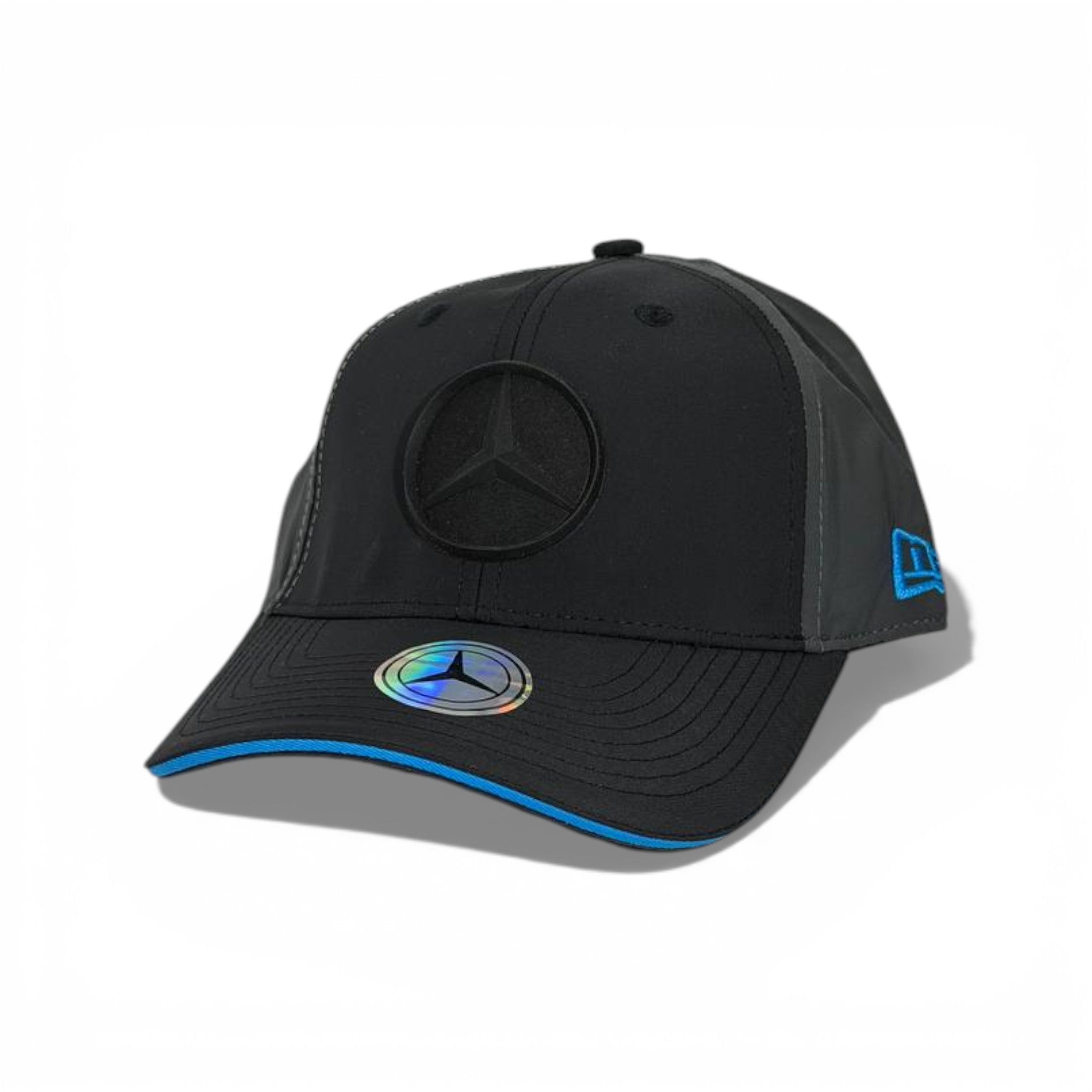 🧢 Mercedes-Benz Black Baseball Cap – Holographic Star Edition 🖤 🚘 ...