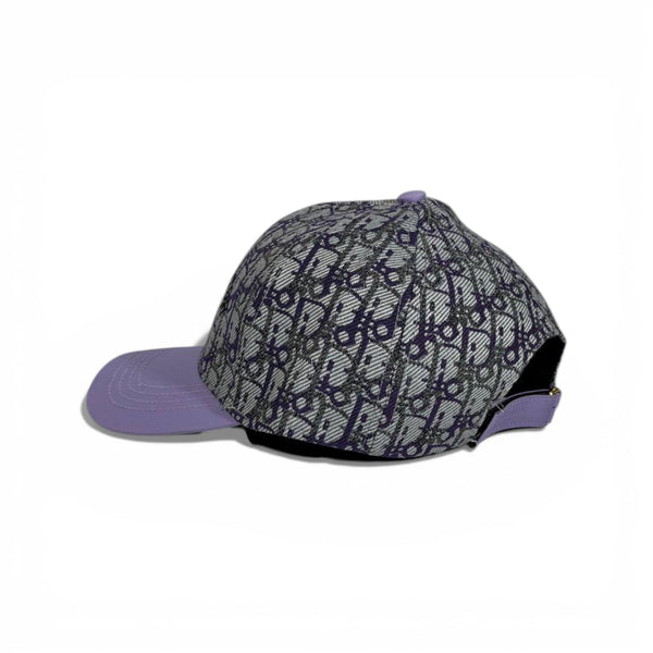 🧢 Dior Oblique Baseball Cap – Purple Star Logo Edition 💜 – MASTERPIECE
