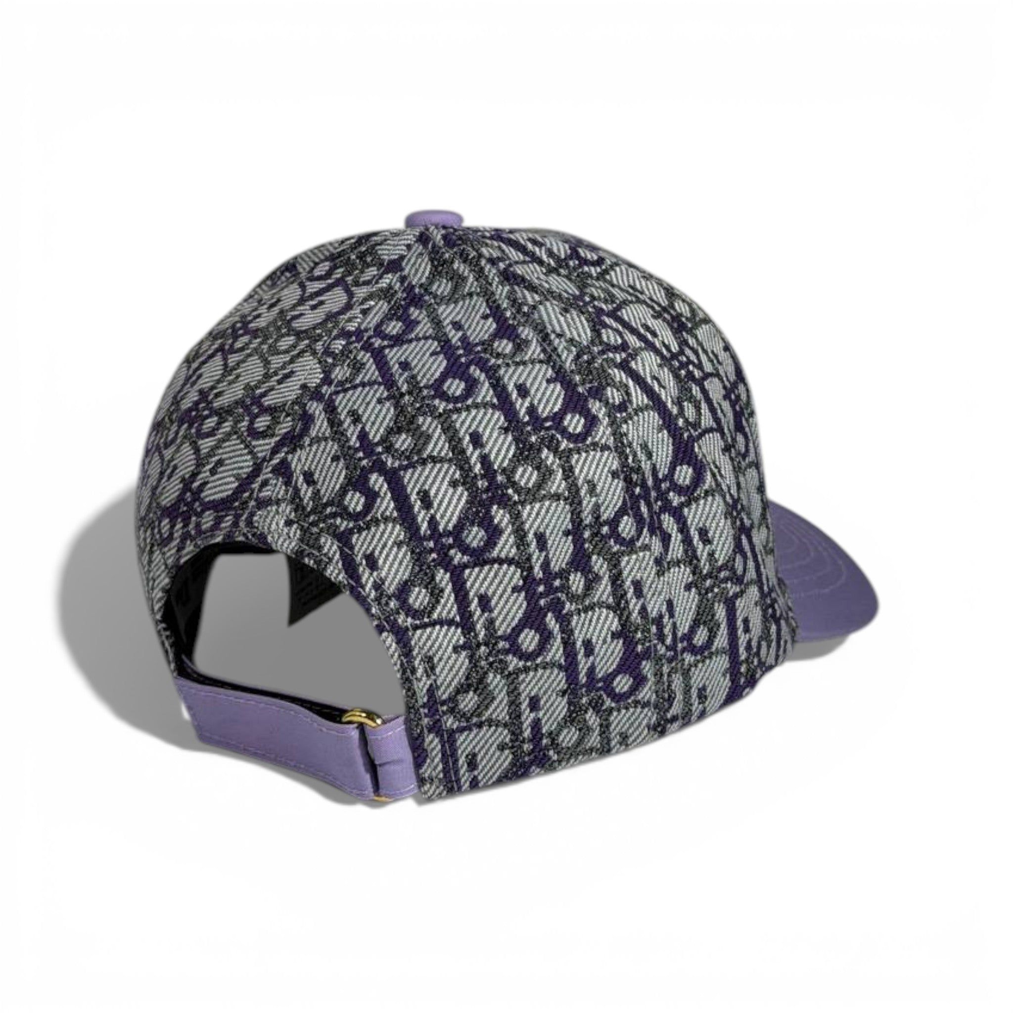 🧢 Dior Oblique Baseball Cap – Purple Star Logo Edition 💜 – MASTERPIECE