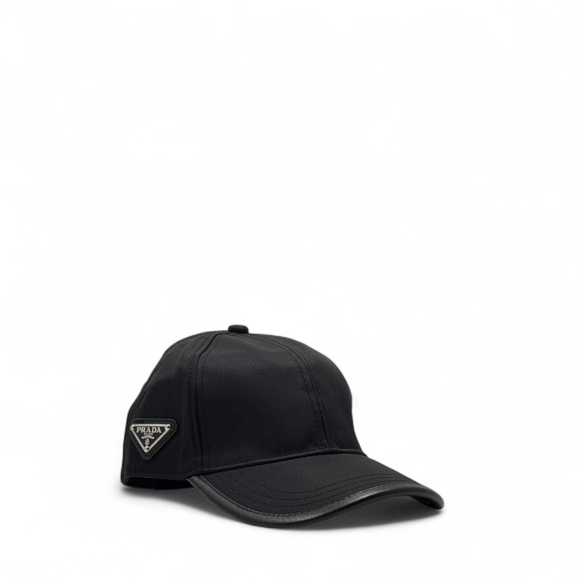 Prada Black Re-Nylon Baseball Cap 🖤 – Iconic Minimalist Elegance ...
